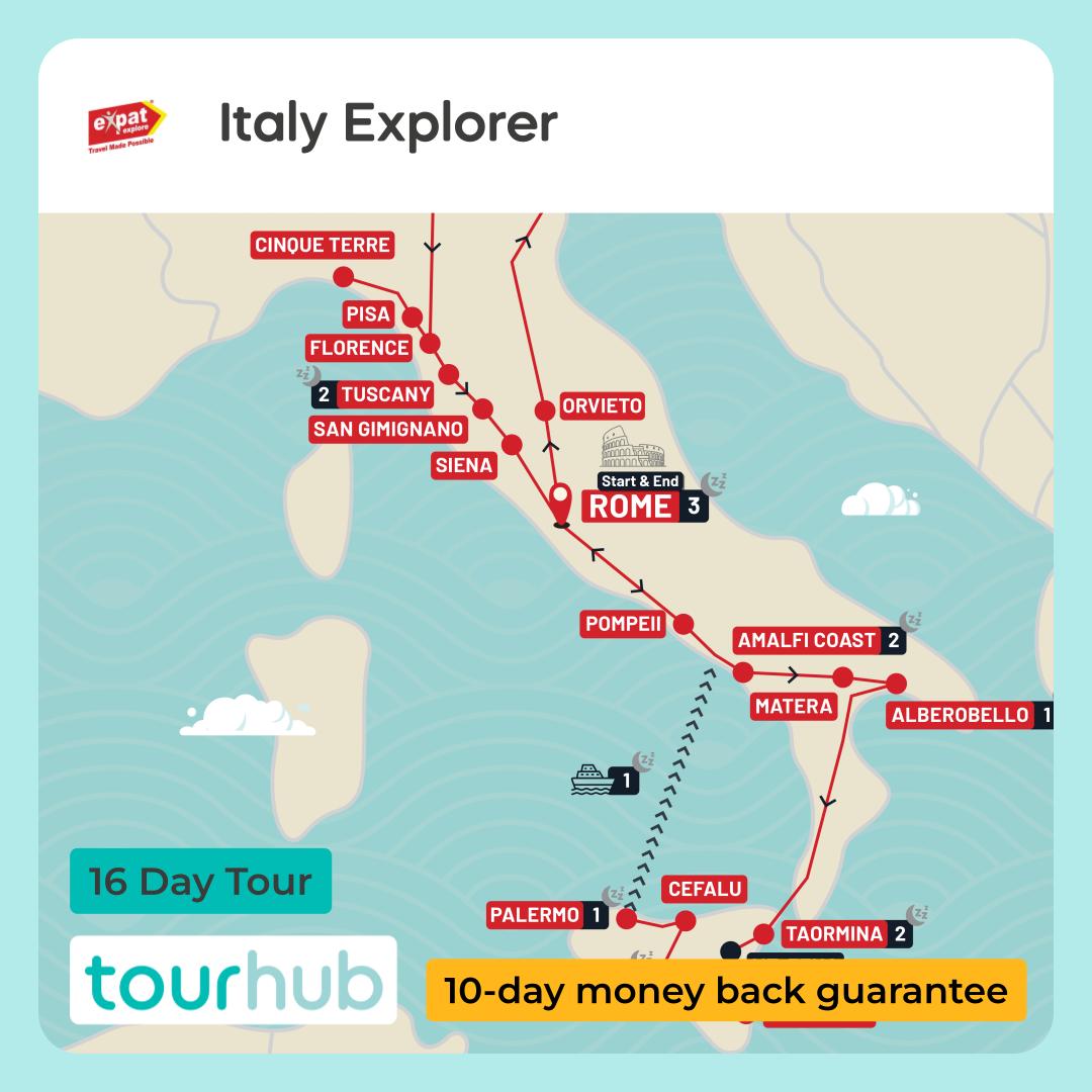 Tour | Italy Explorer | Expat Explore Travel | ITX